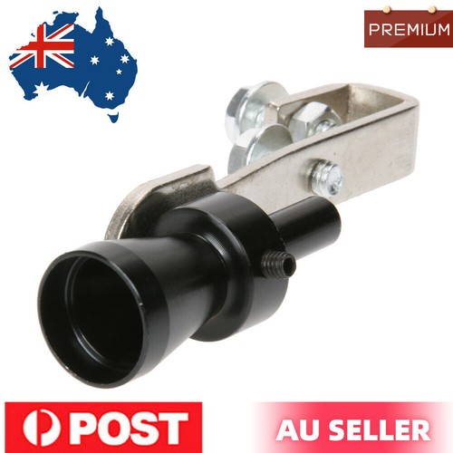 Black Fake Turbo Sound Whistle Exhaust Muffler Pipe Simulat Blow Off ...