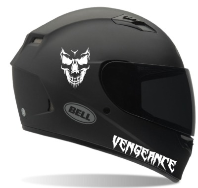 Motorcycle Helmet Graphics Kit Helmet Decal Set V7 – Factory Backing