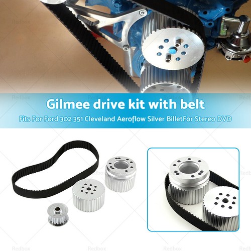 Small Block 302 351C Cleveland Gilmer & Belt Drive Pully Kit Suitable ...
