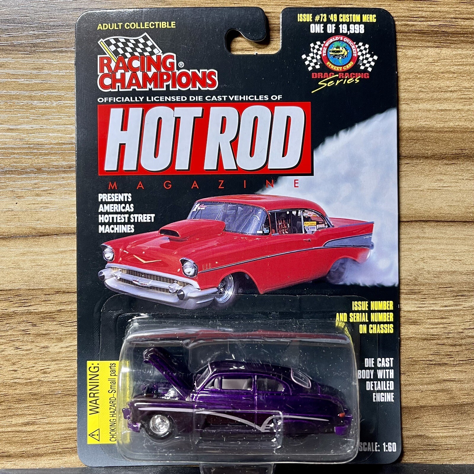 Racing Champions Hot Rod Drag Racing Issue #73 ‘49 Custom Mercury NIP ...