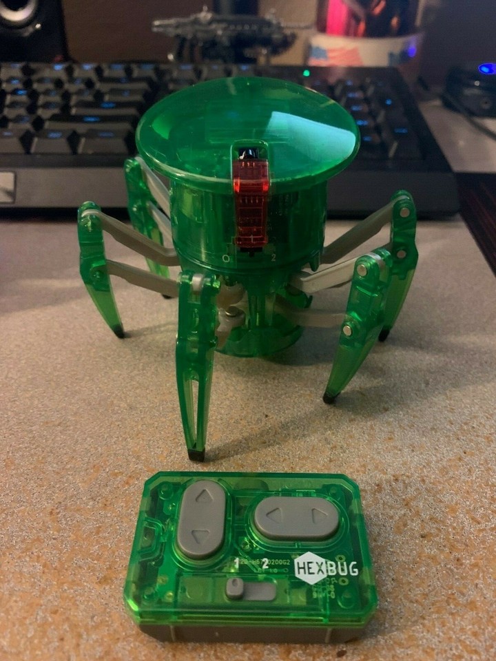 HEXBUG Battery Powered Robot Micro Robotic Hex Bug Larva, Spider ...