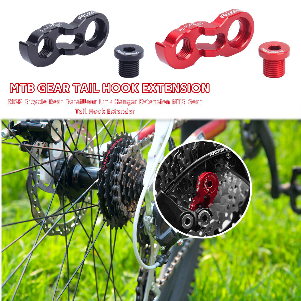 RISK MTB Rear Derailleur Link Hanger Extender Bicycle Gear Tail Hook ...
