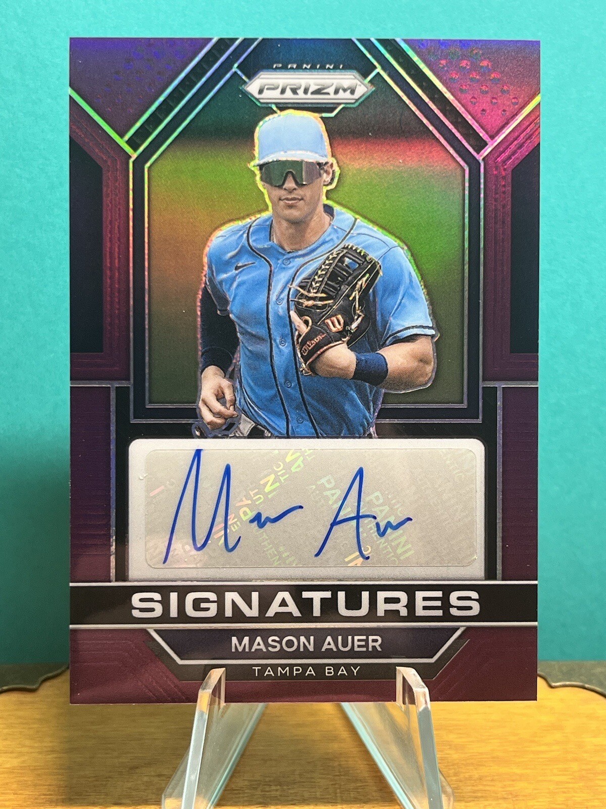 2023 Panini Prizm - Signatures Purple Prizm #SIG-MA Mason Auer /99 (AU ...