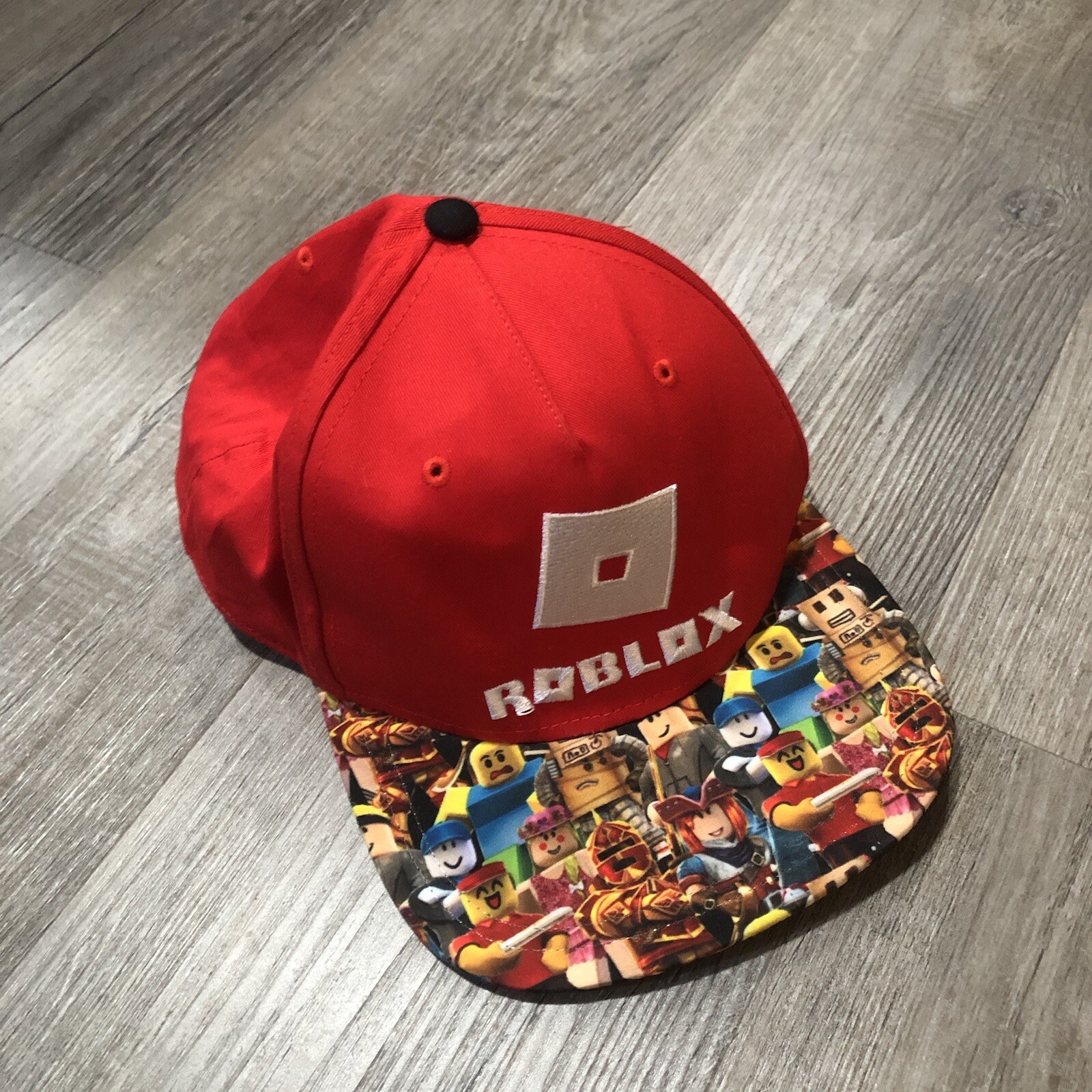 ROBLOX Video Game Ball Cap Hat Youth Adjustable SnapBack Embroidered ...