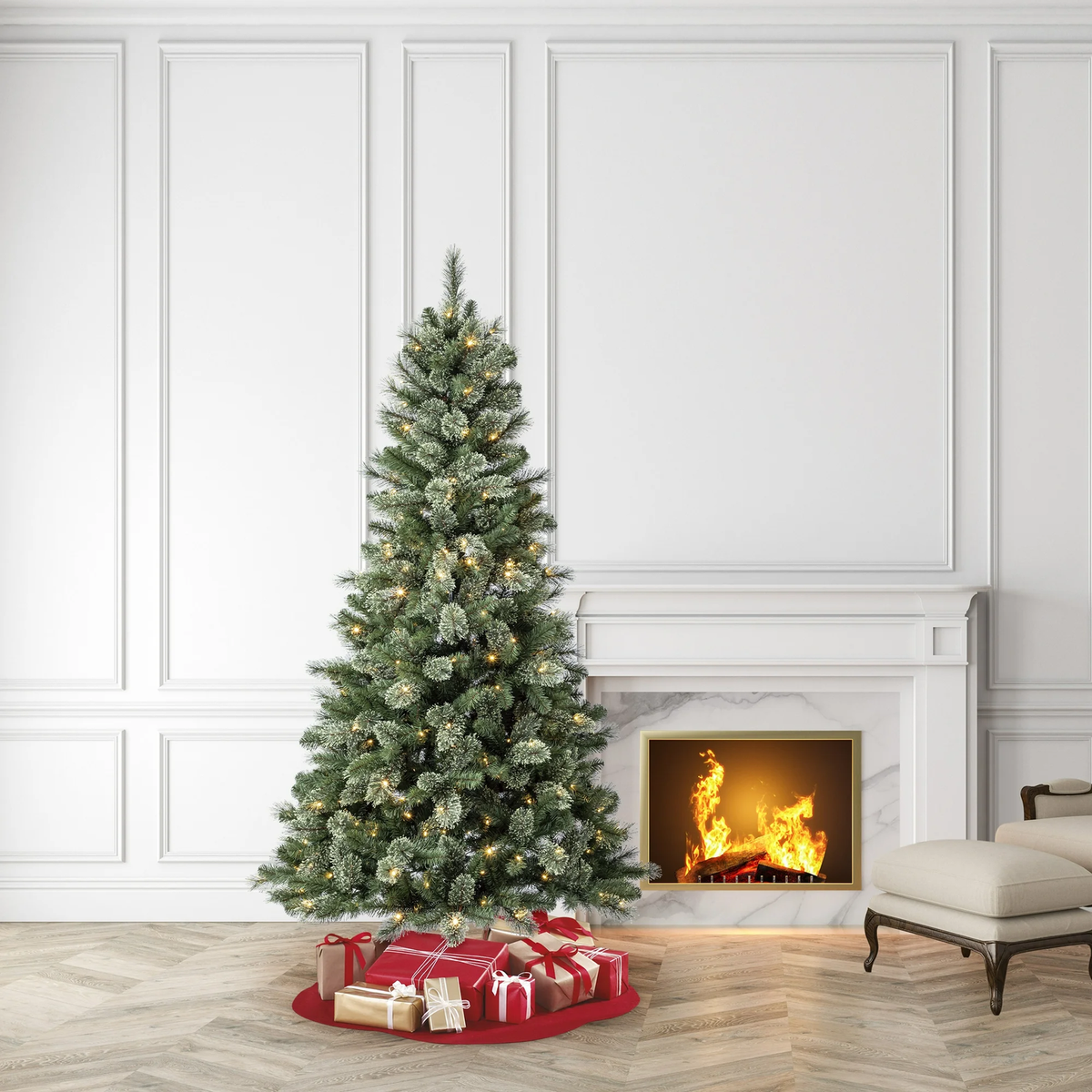 Pre Lit Cashmere Pine Artificial Christmas Tree Pre Lit Minnesota