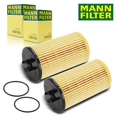 2X MANN FILTER HU612/2X ÖLFILTER FÜR OPEL ASTRA J ADAM CORSA D ...