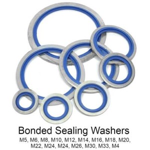 Metric Bonded Seal Washers (Dowty Type), Bonded Sealing O-Ring - M5 to ...