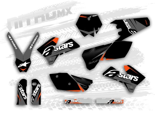 NitroMX Graphic Kit for KTM SX SXF 125 250 450 525 2005 2006 Decals ...