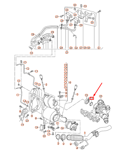 New AUDI A1 MK1 Exhaust Pipe Seal 04L253115A | eBay