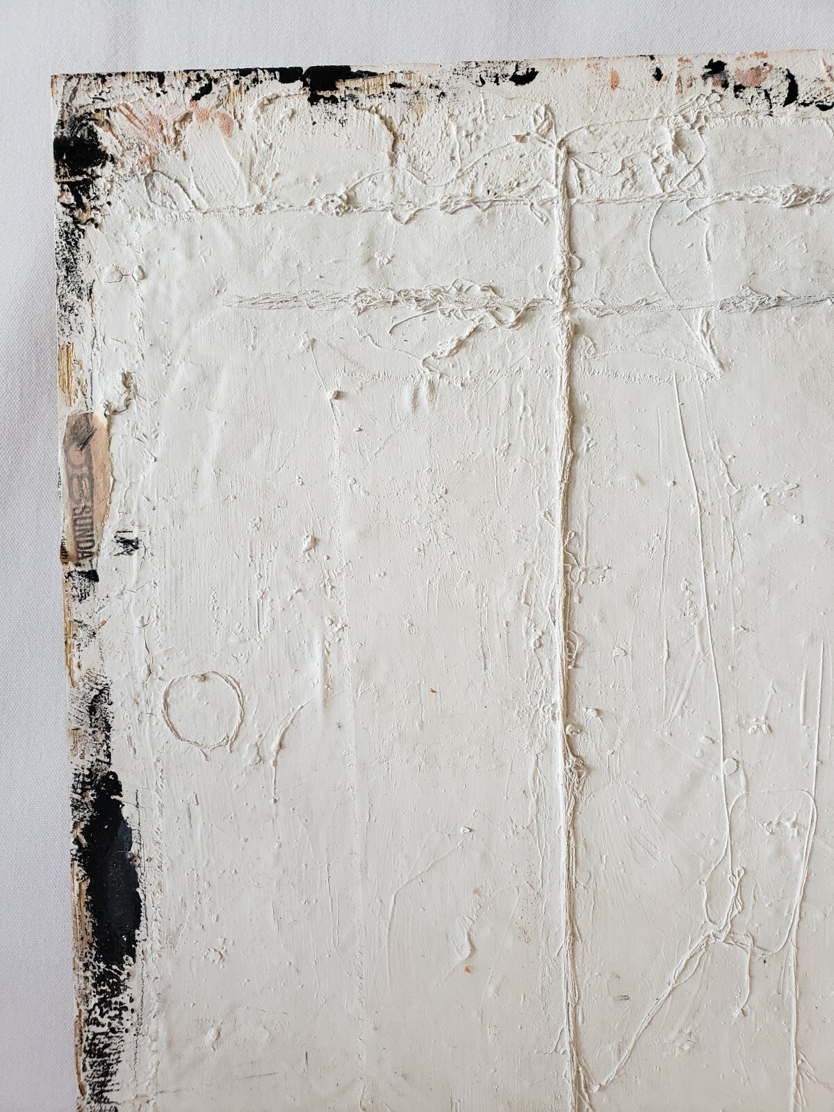 Original Abstract Minimal Textured Painting On Reclaimed Wood By K.A ...