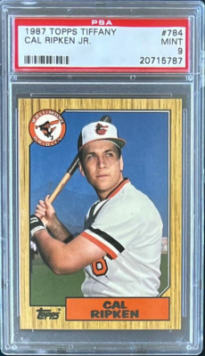 1987 TOPPS TIFFANY #784 CAL RIPKEN PSA 9 MINT ORIOLES | eBay