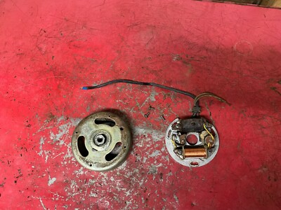 Carabela Moto Pony 60 Engine Stator and Flywheel Magneto Vintage Mini ...