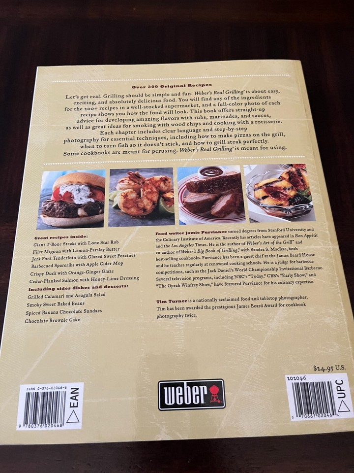 Weber's Real Grilling by Jamie Purviance Paperback 9780376020468| eBay