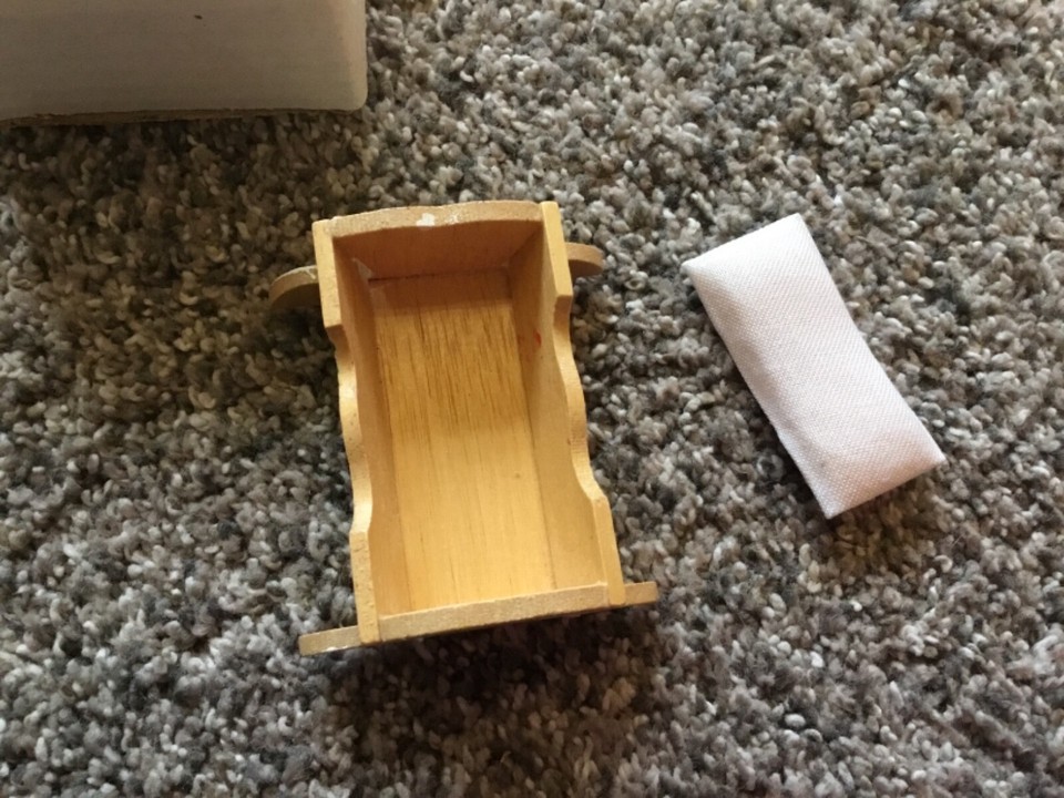 Cradle-| PA DUTCH DESIGN Wood Look Dollhouse Furniture | Chadwick - in ...