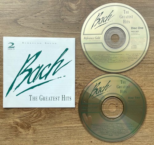Bach Greatest Hits 2-Disc CD Set Reference Gold Intersound DISCS ONLY ...