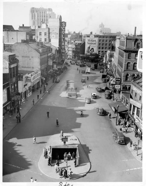 View of Scollay Square in Boston Massachusetts Circa 1940 Old Photo | eBay