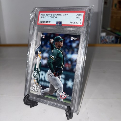 2020 Topps Opening Day Baseball #105 Jesus Luzardo PSA MT 9 | eBay