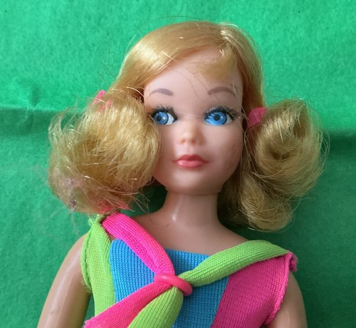 VTG 1970 Dramatic New Living Skipper Doll Lashes #1117 W/ Swimsuit ...