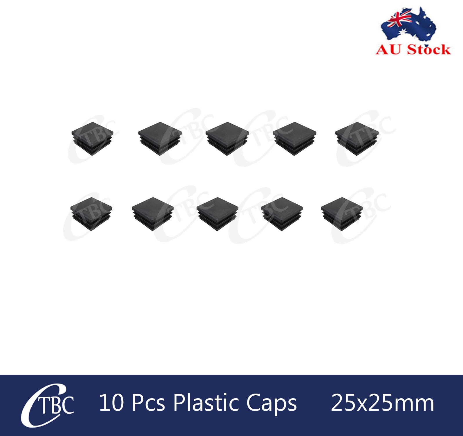 10 x Plastic Caps End Tube Insert 20mm 25mm 30mm 35mm 40mm 50mm 75mm ...