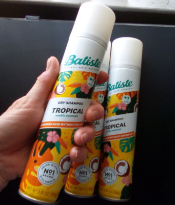 DRY SHAMPOO, 3 cans BATISTE ( 3.81 Oz) Tropical scent | eBay