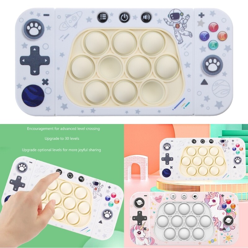 Reaction Training Handheld Console Toy Finger Press Puzzle Machine Toy ...