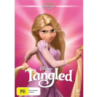 Tangled (DVD, 2010) PAL Region 4 (Disney Classics 44) Mandy Moore ...