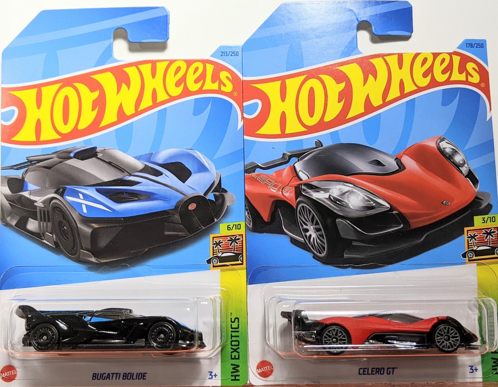 Hot Wheels Bugatti Bolide & Celero GT Red - HW Exotics NEW 2023 ...