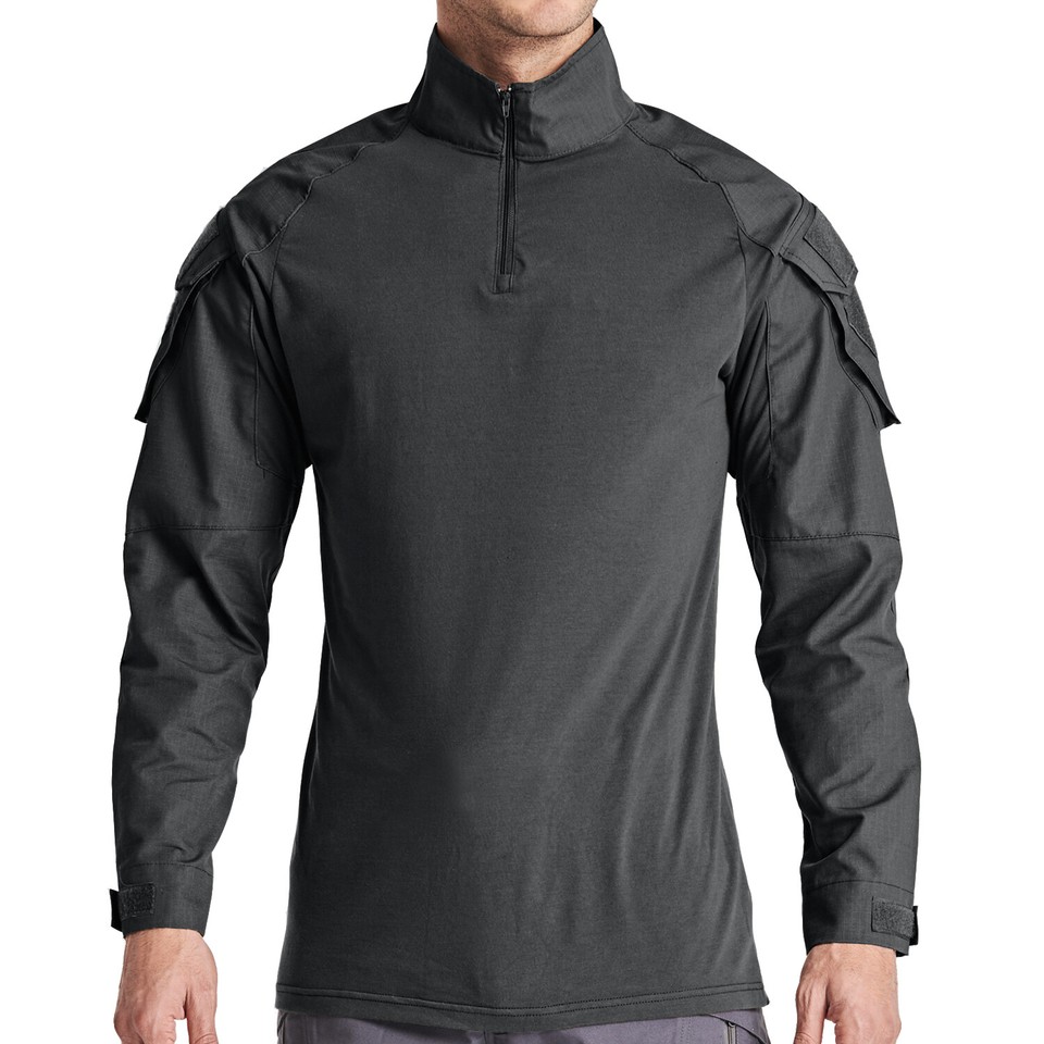 Men's Firm Shirts Training Atheletic Training Shirts 1/4 Zip Ripstop ...