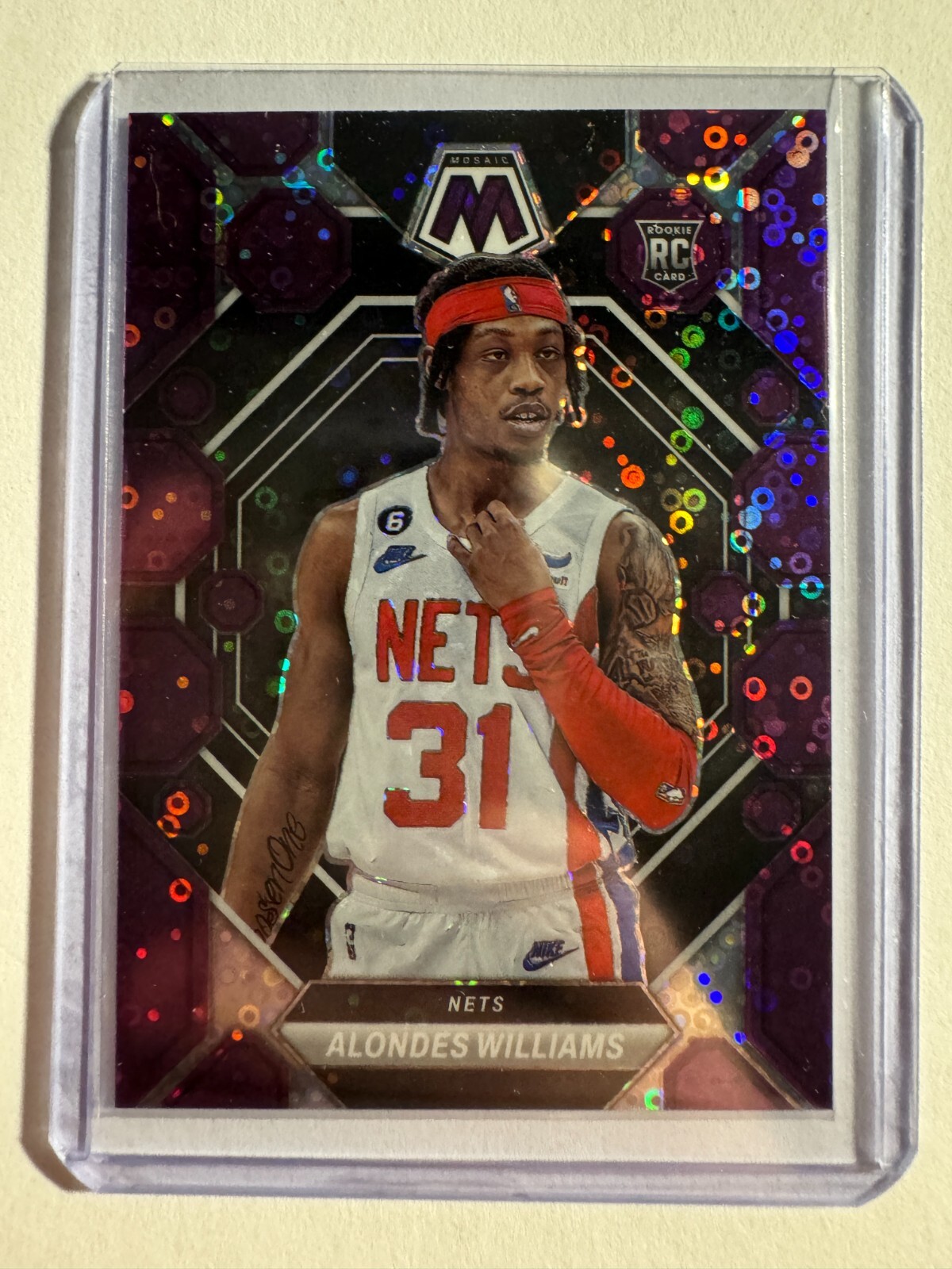 K183,502 - 2022-23 Panini Mosaic Fast Break Purple #235 Alondes ...