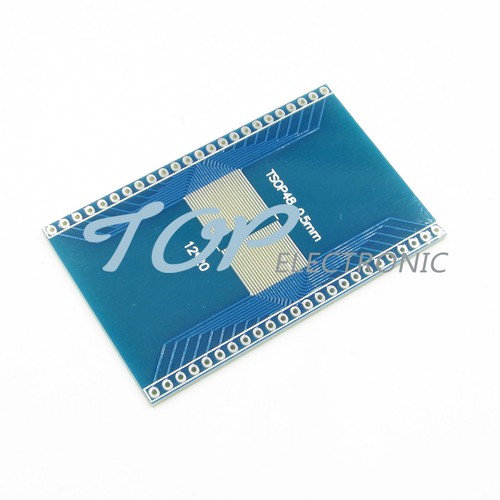 2PCS TSOP48 to DIP48 0.5mm pitch Interposer board pcb Board Adapter ...