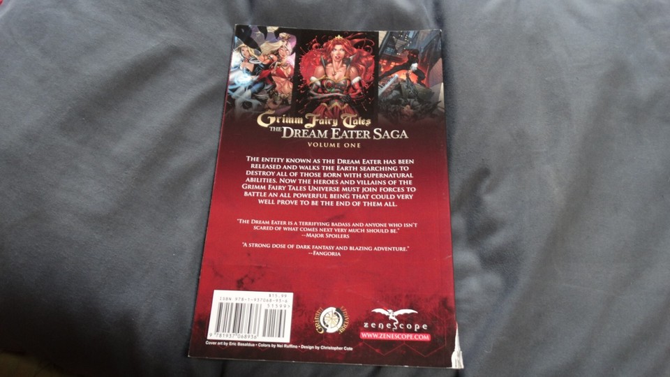 Grimm Fairy Tales Dream Eater Saga Zenescope, Joe Brusha, Graphic Novel ...