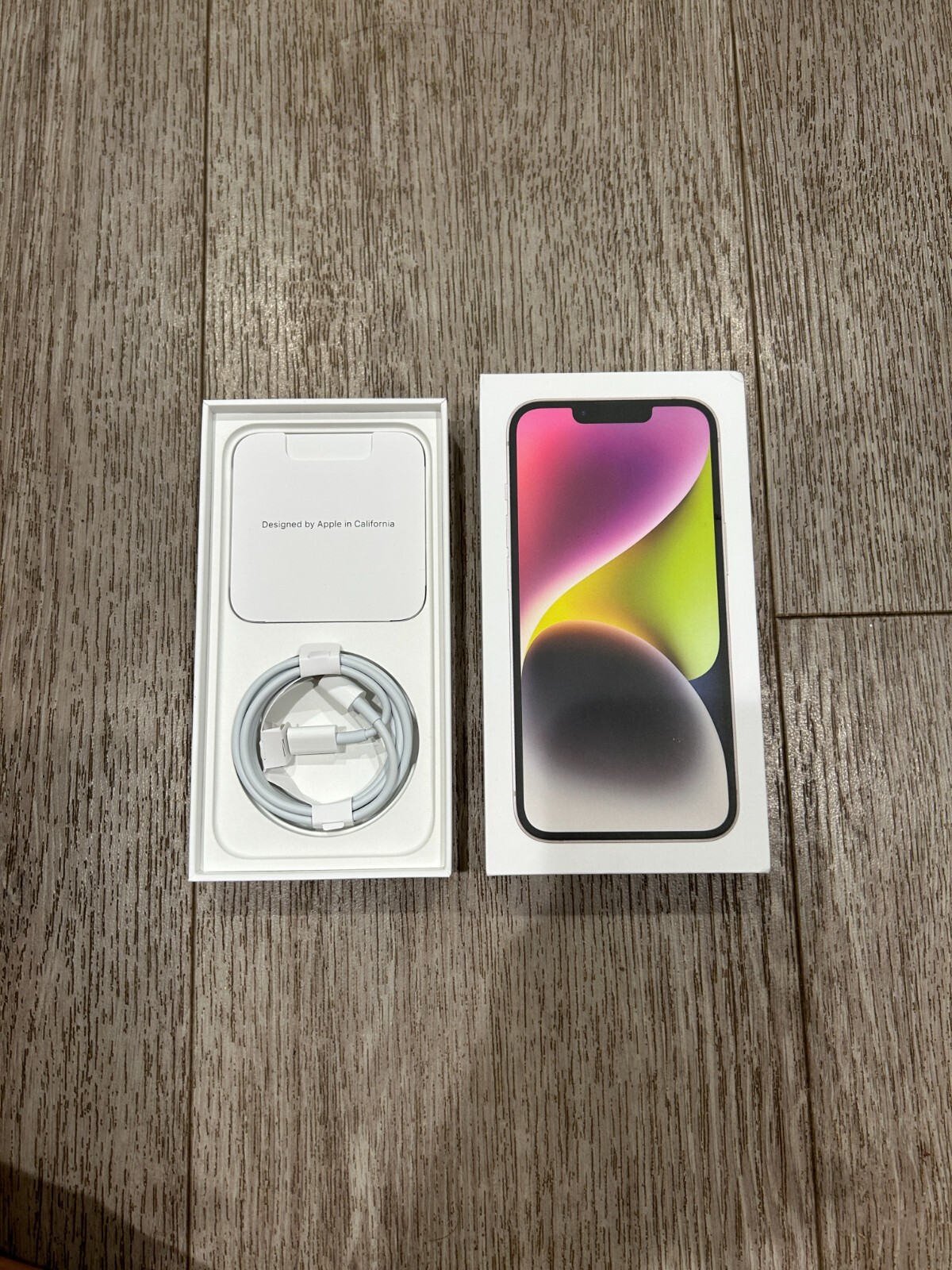 Apple iPhone 14 Box with Original Lightning to USB-C Cable (Phone NOT ...