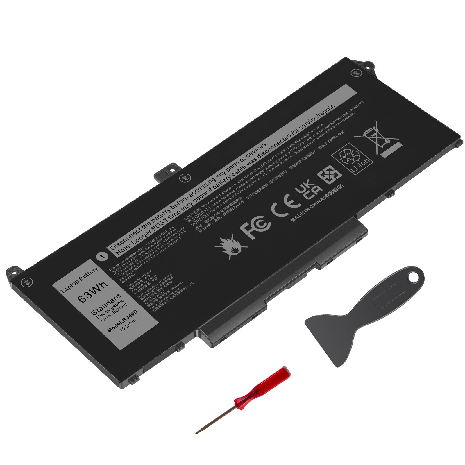 RJ40G M033W Battery For Dell Latitude 5420 5520 Precision 3560 01K2CF ...