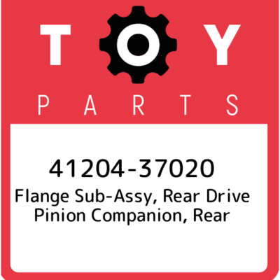 41204-37020 Toyota Flange sub-assy, rear drive pinion companion, rear ...