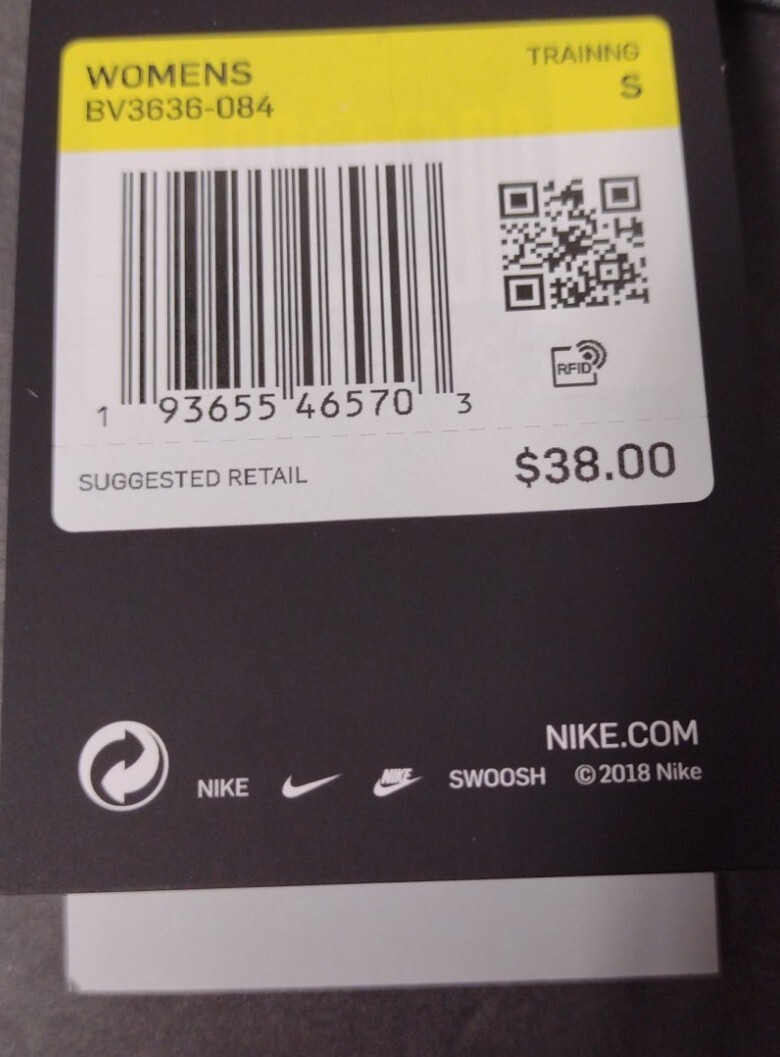 Women's Size M Nike Swoosh Medium Support 1 Piece Pad Sports Bra BV3636 ...