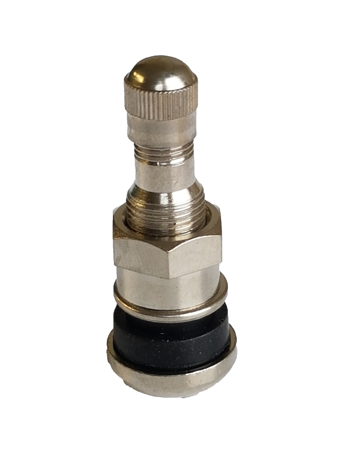 4 BOLT IN CHROME SILVER METAL CAR WHEEL TYRE VALVES FIT ALLOYS + DUST ...