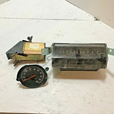 Vintage Chrysler Gauges Chronometer Instrument Cluster 1960's 1970's ...