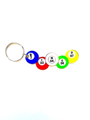 Keychain- Bingo Balls | eBay