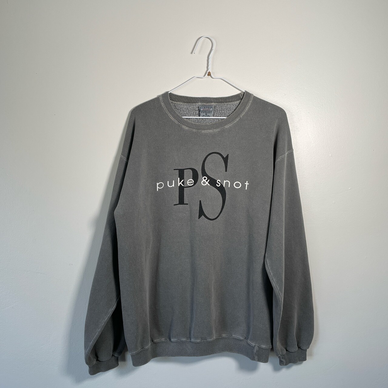 Vintage PUKE & SNOT Calvin Klein Script Comedy Sweats… - Gem