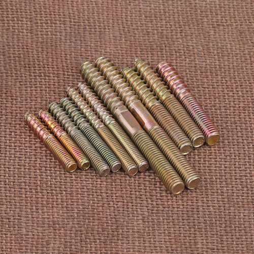 M6 M8 Thread Hanger Bolt Double Headed Bolt Self-Tapping Screws for ...