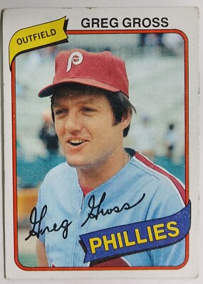 Greg Gross, 1980 Topps #718 - Stock# 3919 | eBay