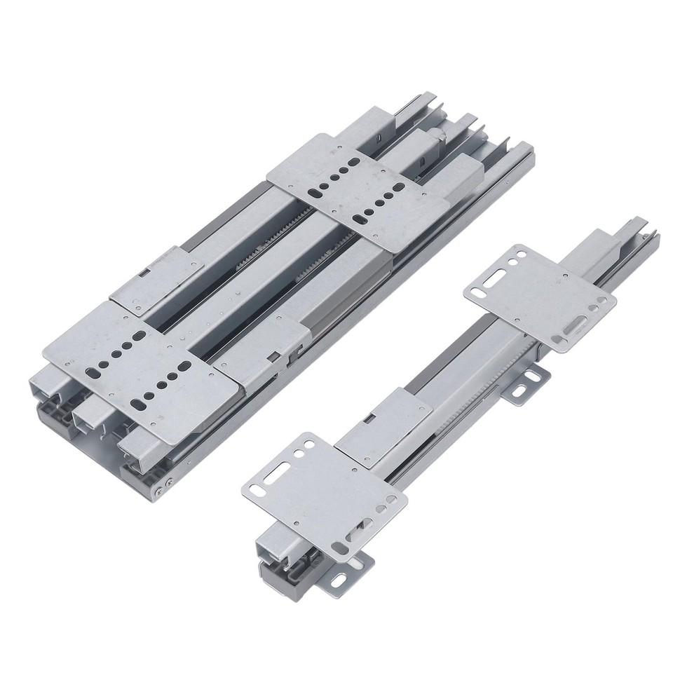 1 Set Drawer Slide Rails Pull Out Damping Drawer Sliding Guide Rail For ...