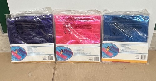 Lot Of 3 NEW Sand N Sun Transparent Air Mat Pool Floats Adult 6’ X 27 ...