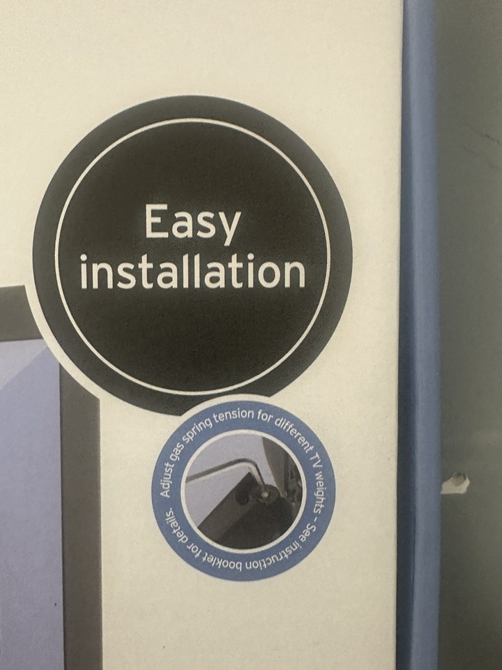 SANDSTROM Easy Glide SFMGM18 Full Motion 32-55 TV Bracket Wall Mount ...