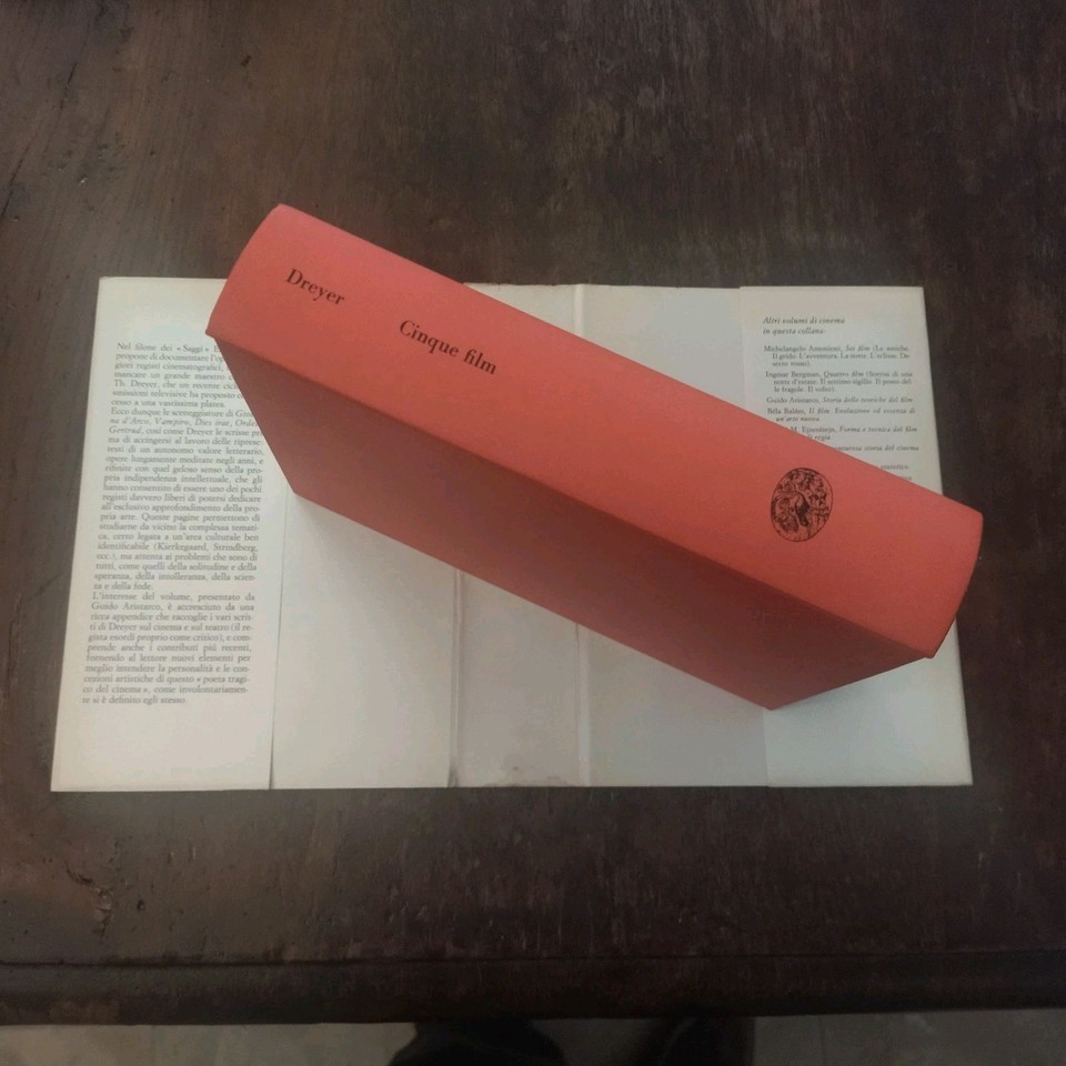 CARL TH. DREYER - CINQUE FILM - EINAUDI 1967 | eBay UK