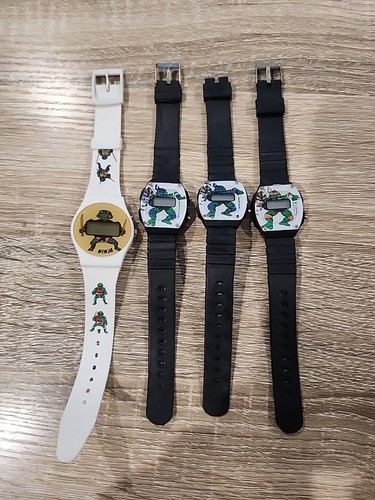 Teenage Mutant Ninja Turtles Vintage Bootleg Watches X4 Rare ...
