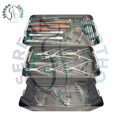 Professional Lumbar Spine Surgery Kit with Sterile Box – Orthopedic Set ...