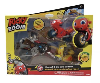 Ricky Zoom Maxwell & the Bike Buddies Toy Motorcycle Action Figures | eBay