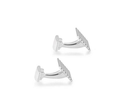 Gorgeous Rectangle Brick Pattern Design Artfully Hand Crated Men's Cuff Links | eBay