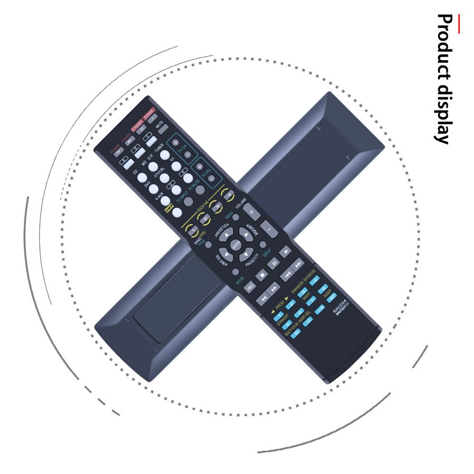 RAV284 WN05820EX Remote Control For Yamaha AV Receiver RX-V365 RXV363 ...